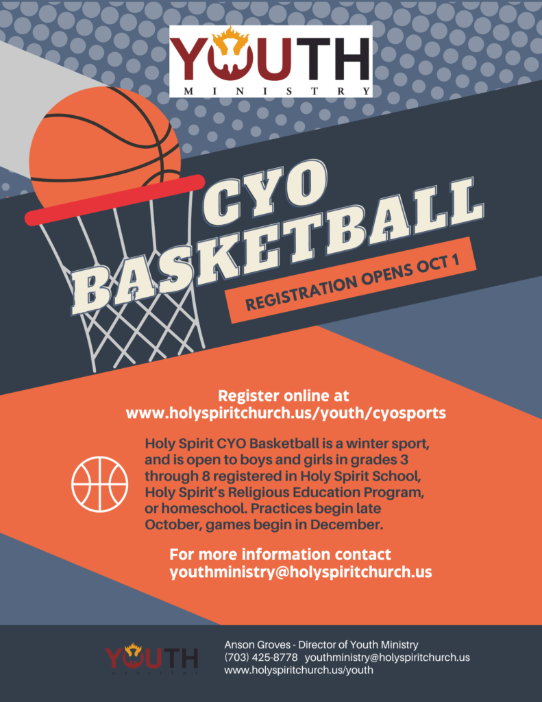 CYO basketball 2024 - Holy Spirit Parish