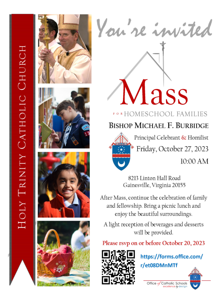 Homeschool-Mass-Flyer - Holy Spirit Parish